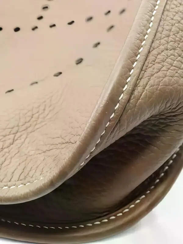 Hermès 2021 Eveline 3 Perforated-logo Leather Shoulder Bag