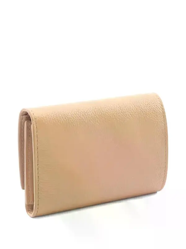 Loewe 2020´pebble Small Vertical Trifold Wallet - Brown