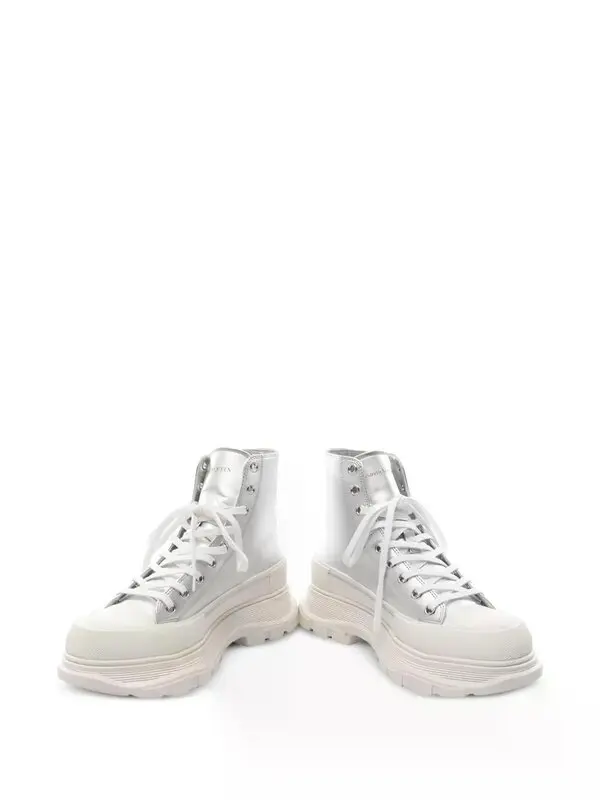 Alexander McQueen High-cut Leather Sneakers