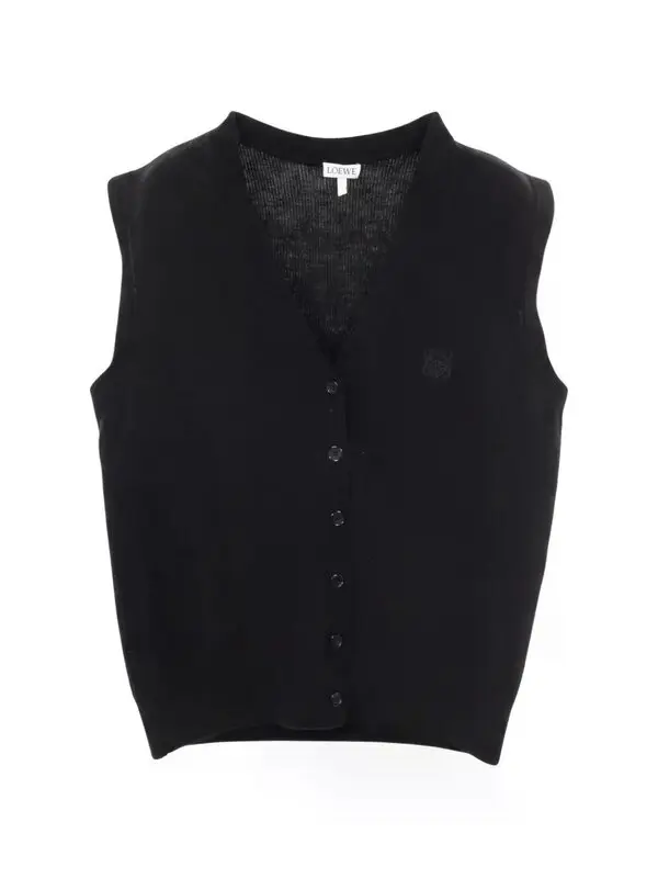 Loewe Anagram Knit Wool Vest