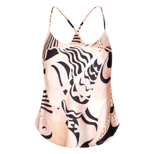 UNTITLED IN MOTION Salacia Printed Tank - Shells