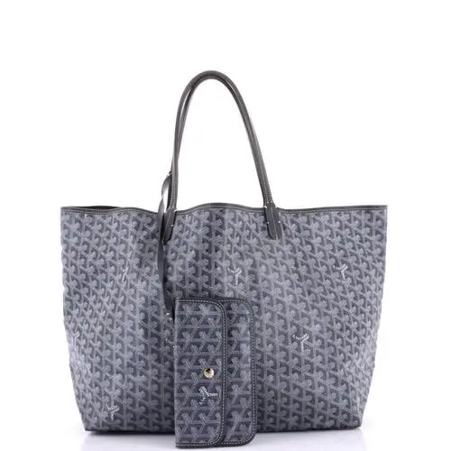 Goyard Saint Louis Tote Coated Canvas Gm - Grey
