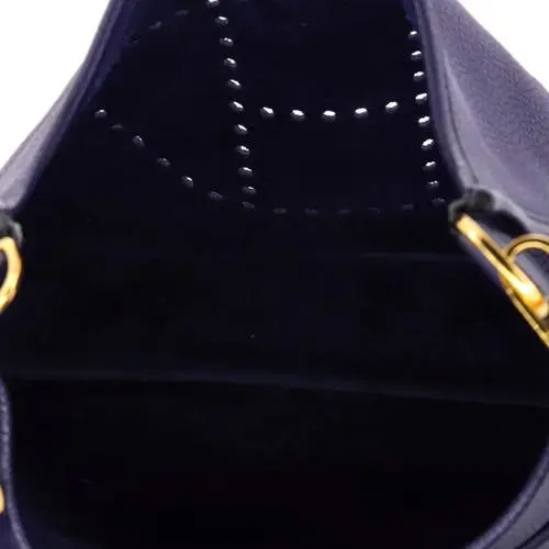 Hermès Evelyne Bag Gen Iii Clemence Pm - Bleu Encre