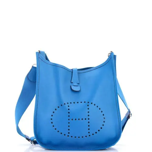 Hermès Evelyne Bag Gen Iii Epsom Pm - Blue