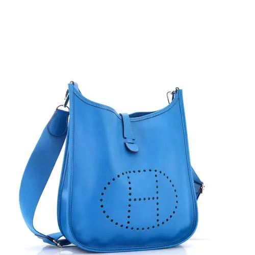 Hermès Evelyne Bag Gen Iii Epsom Pm - Blue