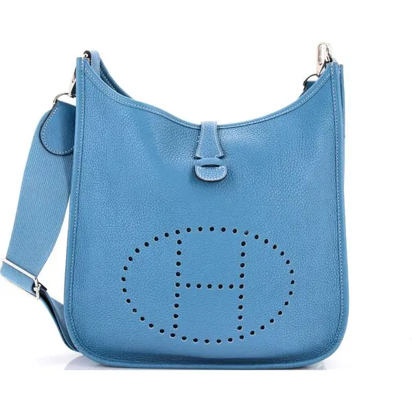 Hermès Evelyne Bag Gen Iii Clemence Pm - Blue