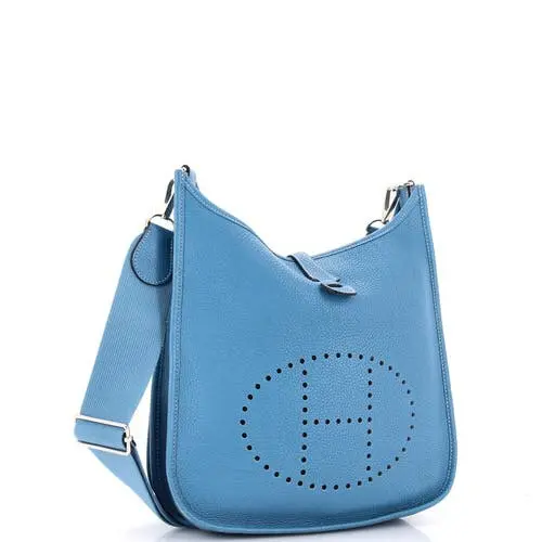 Hermès Evelyne Bag Gen Iii Clemence Pm - Blue