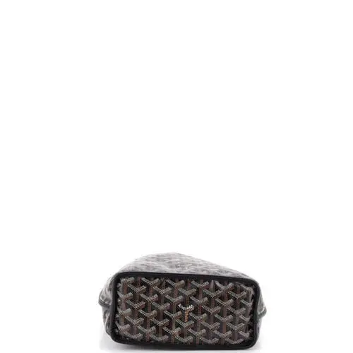 Goyard Anjou Reversible Tote Coated Canvas Mini - Black