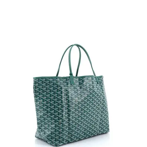 Goyard Saint Louis Tote Coated Canvas Gm - Green