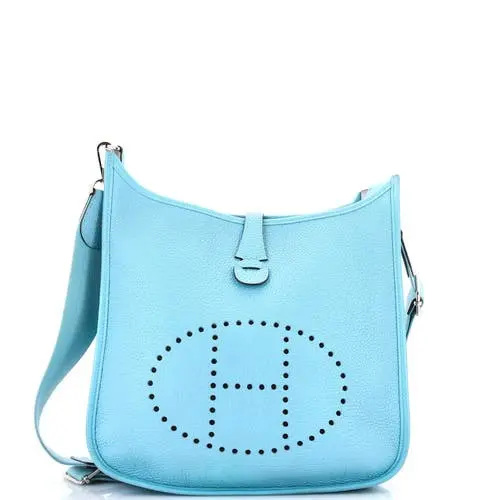 Hermès Evelyne Bag Gen Iii Clemence Pm - Blue