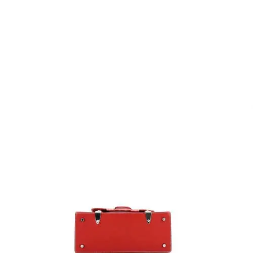 Goyard Saigon Top Handle Bag Coated Canvas With Leather Pm