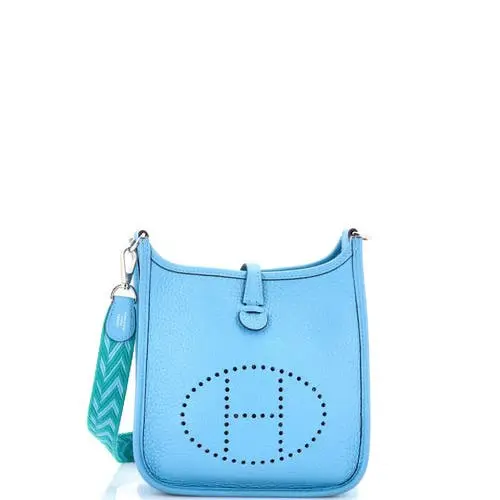 Hermès Evelyne Bag Gen Iii Clemence Tpm - Blue