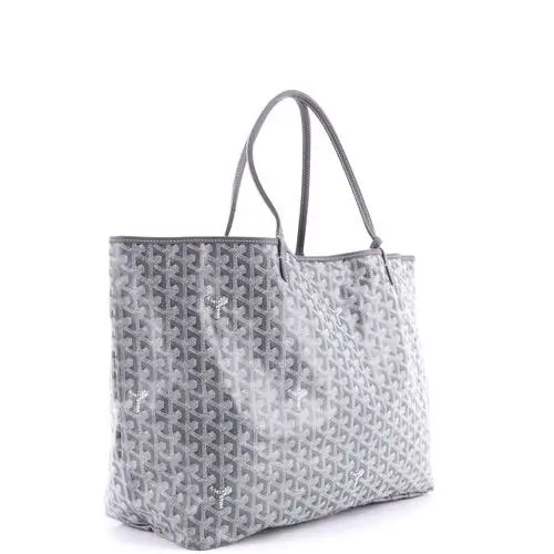 Goyard Saint Louis Tote Coated Canvas Gm - Grey
