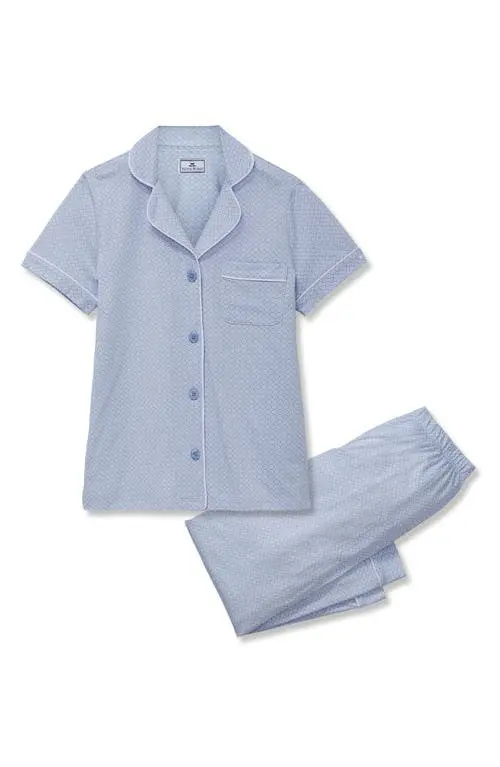 PETITE PLUME Classic Lightweight Pima Cotton Crop Pajamas