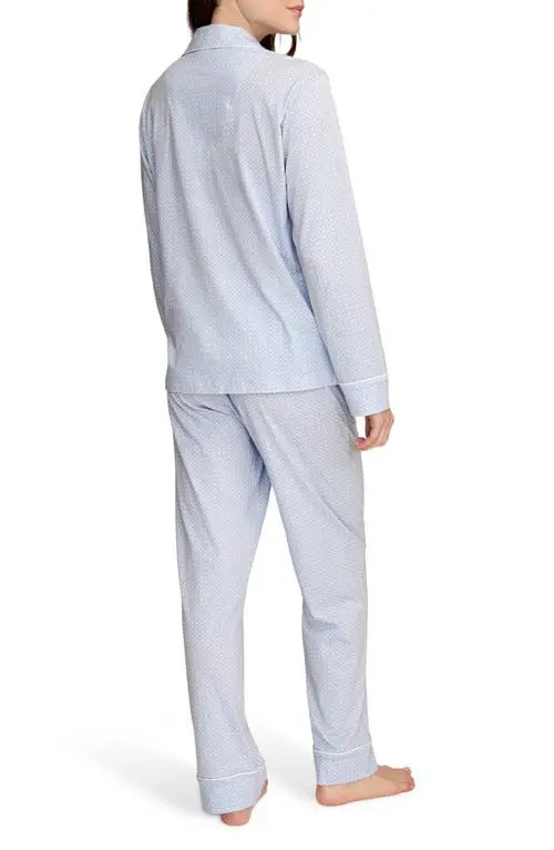 PETITE PLUME Geo Classic Lightweight Pima Cotton Pajamas
