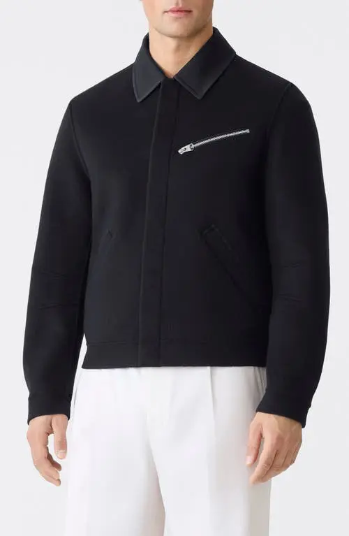 Mackage Hayes Wool Jacket - Navy
