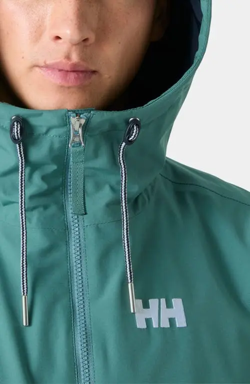 Helly Hansen Sandoy Waterproof Rain Jacket - Opal Green