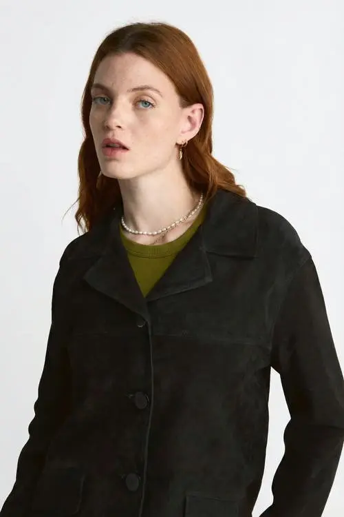 FURNIQ UK Vera Suede Blazer