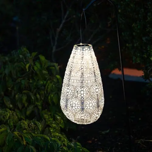 ALLSOP HOME & GARDEN Soji Stellateardrop Blossomsolar Lantern