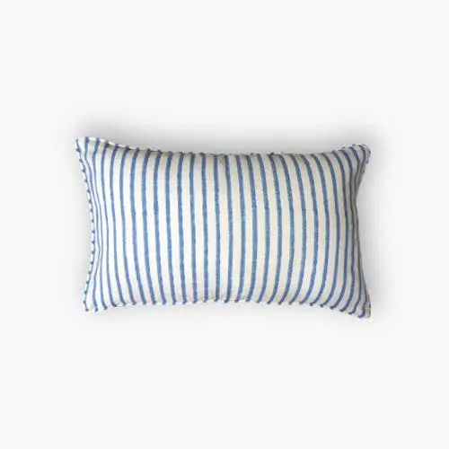 BANYAN & BIRCH Neera Linen Hand-printed Pillow Cover