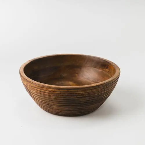 MELA ARTISANS Cascade Handcarved Mangowood Nested Bowls