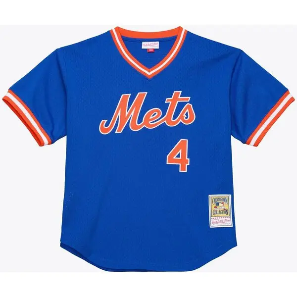 Mitchell & Ness Lenny Dykstra New York Mets Authentic Batting Practice Jersey