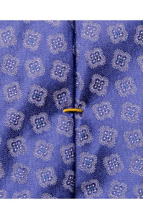 Eton Medallion Silk Neck Tie - Medium Purple