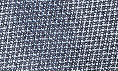 Eton Micro Silk Neck Tie - Dark Blue