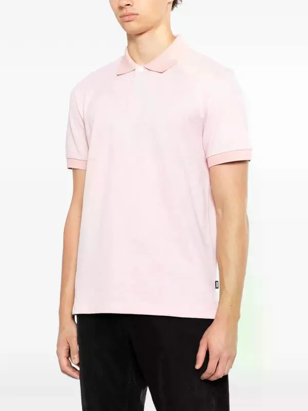 BOSS Cotton Polo Shirt - Pink