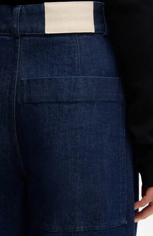 Another Tomorrow Wide Cuff Denim Pants
