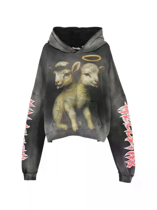 HELLSTAR Graphic Print Hoodie