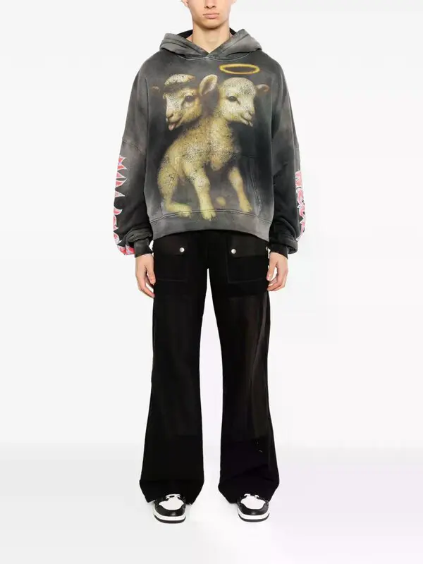 HELLSTAR Graphic Print Hoodie