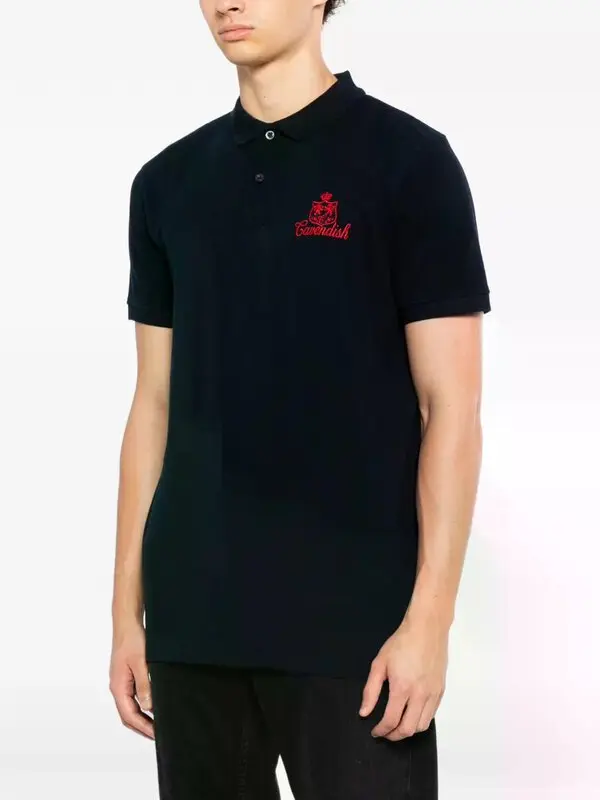 CAVENDISH Logo-embroidered Polo Shirt