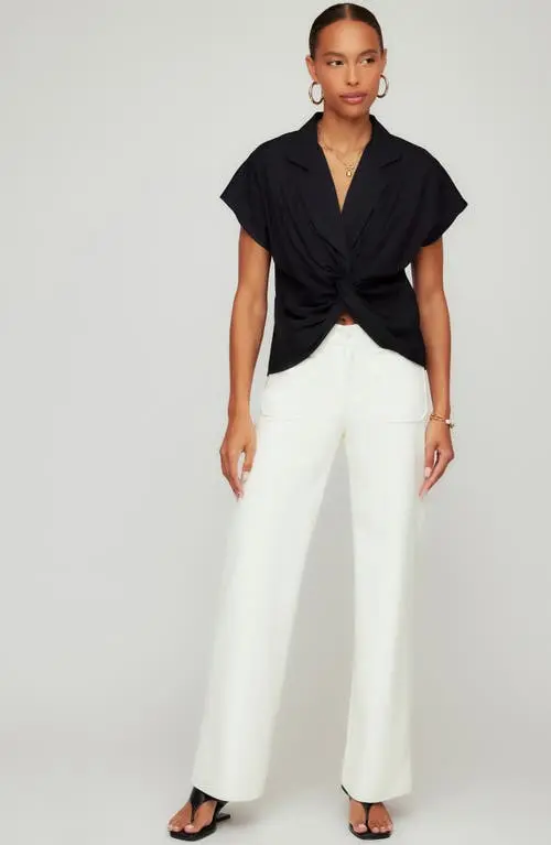 Fifteen Twenty Lilian Twist-front Shirt