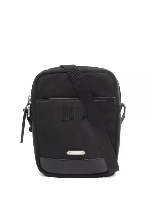 Saint Laurent 2010s Rivington Canvas Shoulder Bag - Black