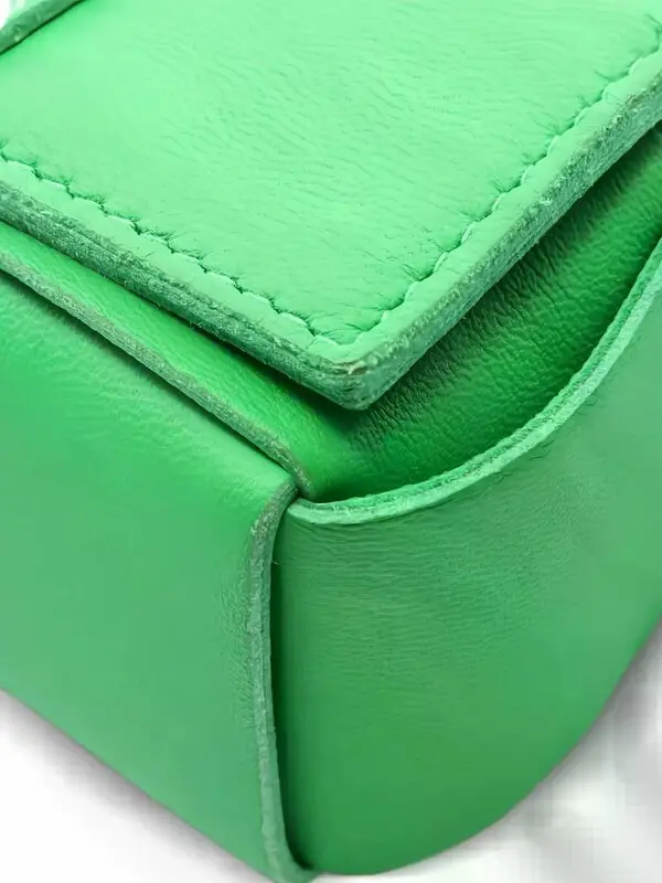 Bottega Veneta 2010s Mini Candy Cassette Woven Leather Shoulder Bag