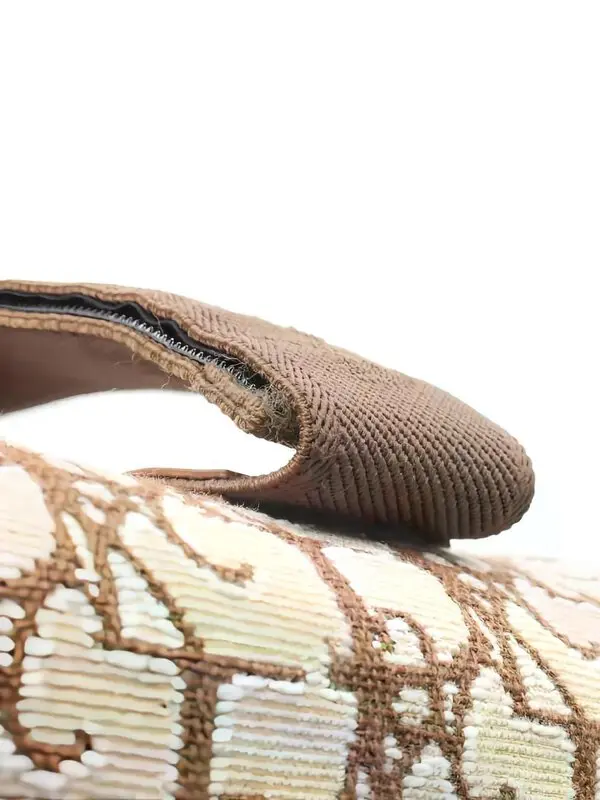 Dior X Travis Scott Cactus Jack 2000s Saddle Canvas Arm Wallet - Neutrals