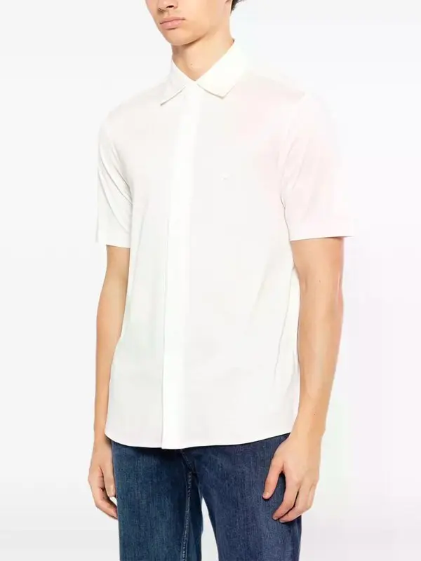 Emporio Armani Logo-embroidered Shirt
