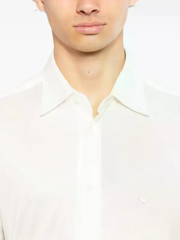 Emporio Armani Logo-embroidered Shirt