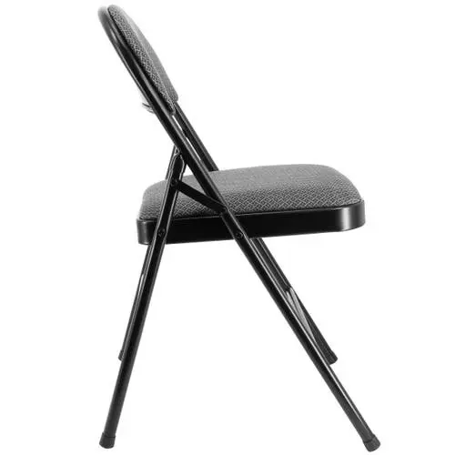 ELAMA 4 Piece Metal Folding Chair With Padded Seats