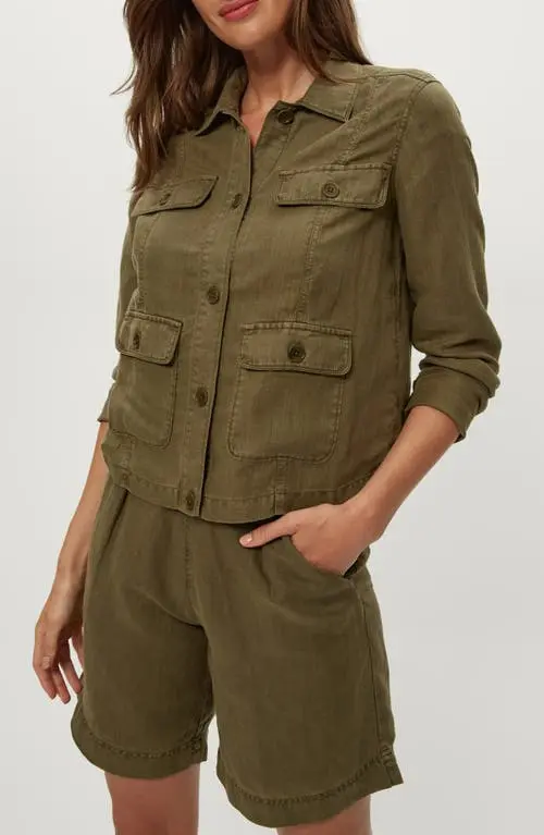 Michael Stars Nash Linen Blend Jacket - Caper