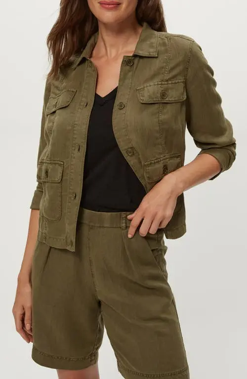 Michael Stars Nash Linen Blend Jacket - Caper