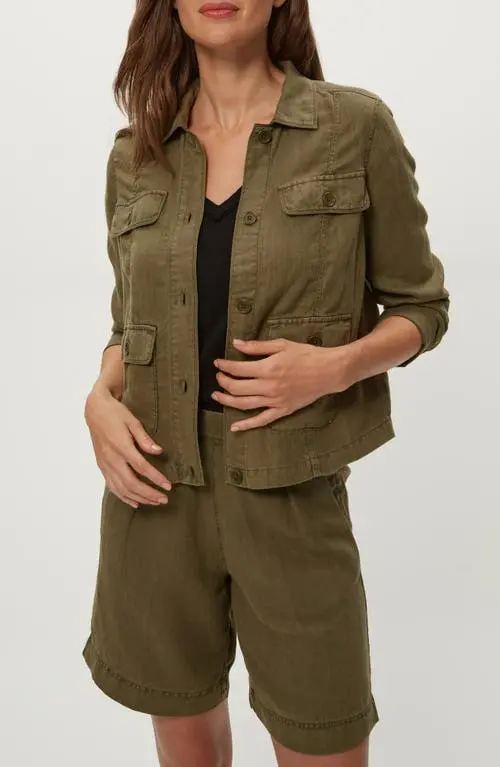 Michael Stars Nash Linen Blend Jacket - Caper