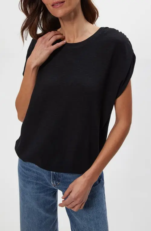 Michael Stars Sharron Cap-sleeve T-shirt - Black