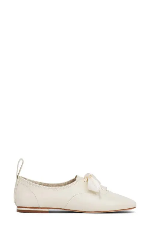 Cinq À Sept Christina Lace-up Flats - Ivory