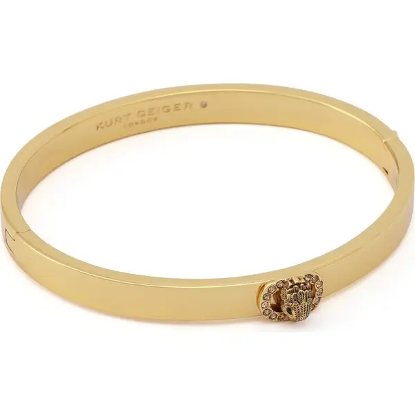 Kurt Geiger Chelsea Eagle Head Hinge Bangle - Gold