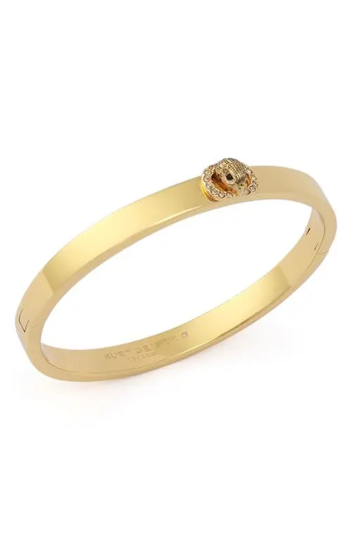 Kurt Geiger Chelsea Eagle Head Hinge Bangle - Gold