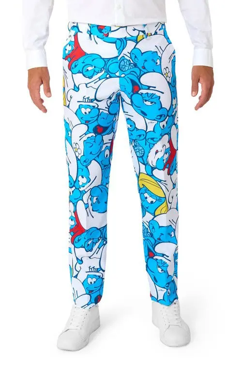 Opposuits X The Smurfs Slim Fit Two-piece Suit & Tie Set