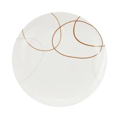 ELAMA Sydney 16 Piece Porcelain Double Bowl Dinnerware Set