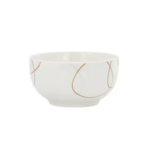 ELAMA Sydney 16 Piece Porcelain Double Bowl Dinnerware Set